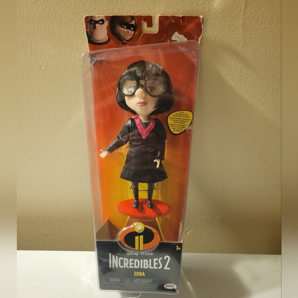 Disney | Toys | Incredibles 2 Edna 8 Inch Action Figure Disney Pixar ...